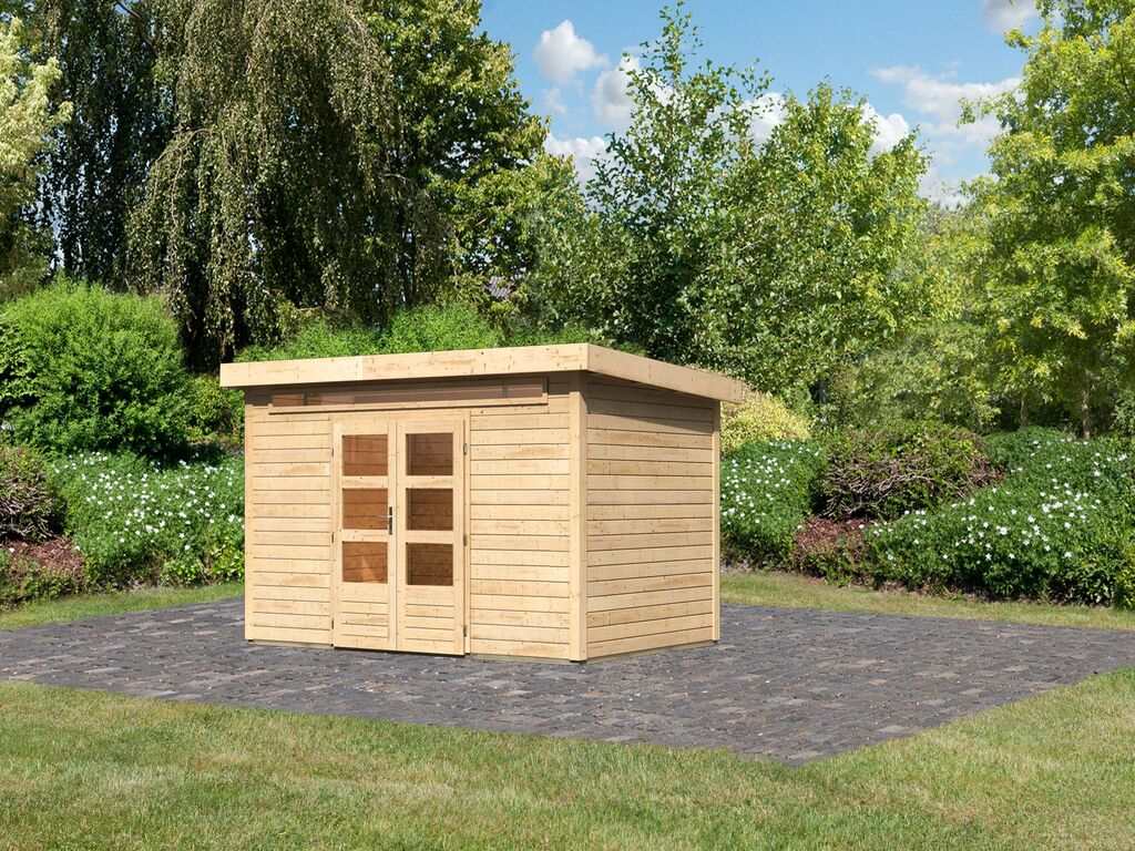 Tuinberging Kandern 7 28 mm natuurlijke afwerking | Standaard tuinhuis ...