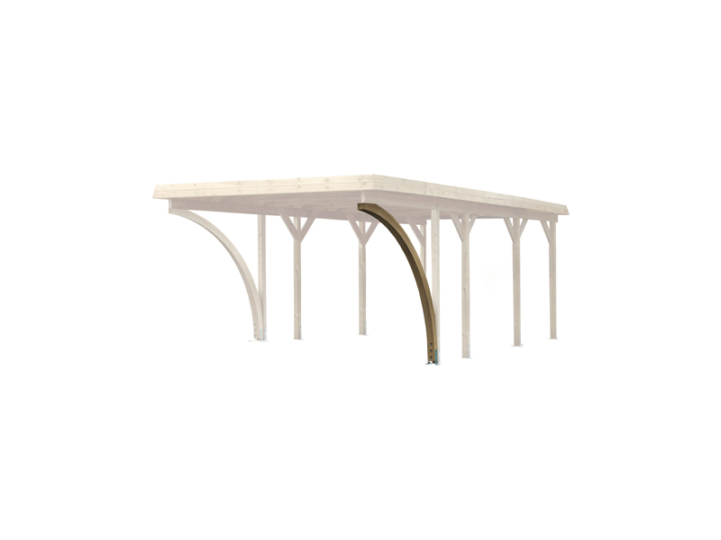 Inkomboog Ronde boog voor ECO carport | Carport ingang bogen | Carport ...